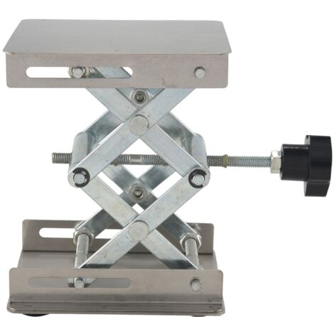 Scientific Lab Jack-100 x 100mm Stainless Steel Stand Table Rack ...