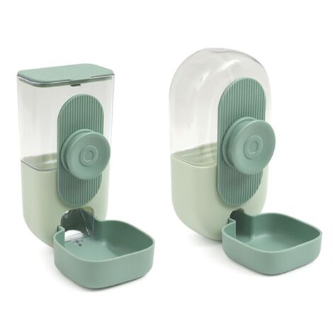 Hanging Automatic Pet Food Water Dispenser, Auto Feeder and Waterer Set ...