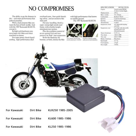 21119-1180 Motorcycles Ignitor CDI Box for Dirt Bike KL250 KL600 KLR250 ...
