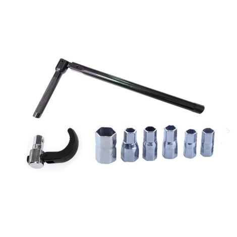 Faucet Wrench 9 to 17mm Carbon Steel Plumber Socket with 6 Sockets and ...