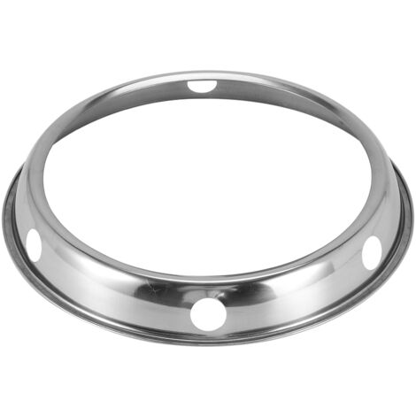 Universal Wok Pan Support Rack Stand Ring/Metallic Round Bottom Size ...