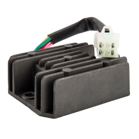 Universal 4 Wire Full Wave Black Motorcycle Regulator Rectifier 12V DC ...