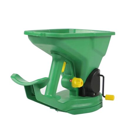 Gardener Hand-Held Seed Spreader 1.5L 5Gear Energy Saving Portable Lawn Hand Powered Crank Seeder