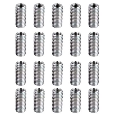 20 Pcs Thread Reducing Nuts, M8 Male to M6 Female Screw Sleeve Bolt ...