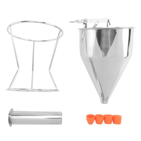 Pancake Batter Dispenser, Multi- Stainless Steel Funnel Cake Dispenser ...