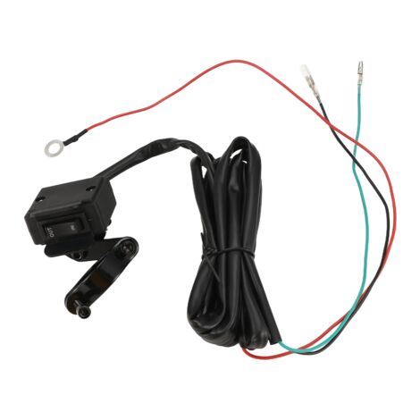 12V Winch Rocker Thumb Switch with Mounting Bracket Handlebar Control ...