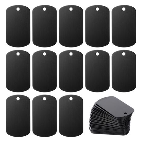Aluminum Stamping Blanks Engraving Blank Tags 25 Pack
