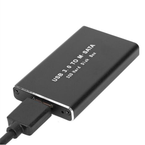 MSATA to USB 3.0 External Hard Disk Box for 30x50mm 30x30mm SSD