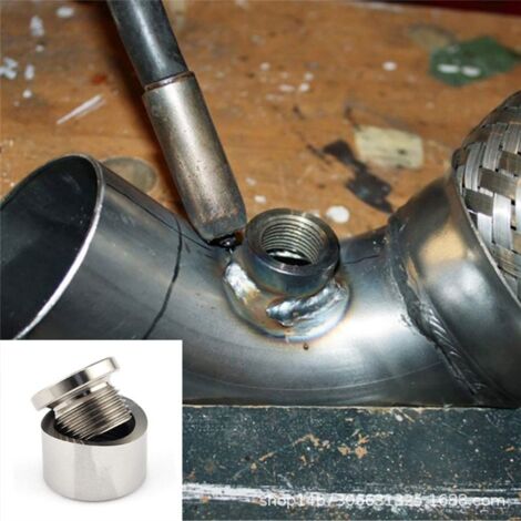 Oxygen Sensor Bung with Gasket Plug Wideband Nut Weld Bungs M18x1.5