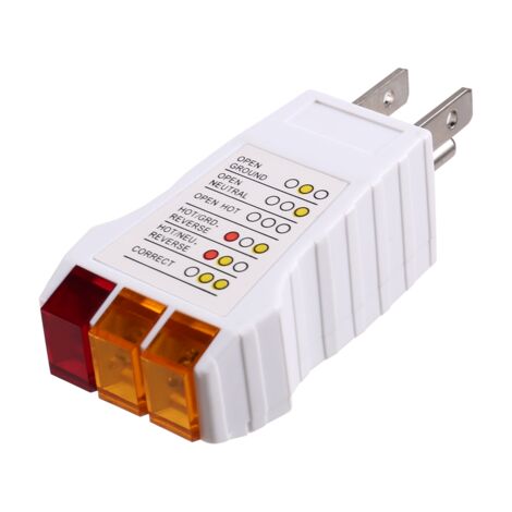 Outlet Tester, Circuit Testers for All Grounding Products, Receptacle ...