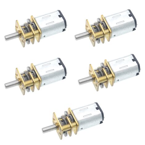 5PCS GA12-N20 MiNI Metal Gear Motor DC 3V Wheel Motors 15RPM