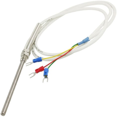 PT100 Sensor Temperature Control Thermocouple Probe 1M 3.3ft