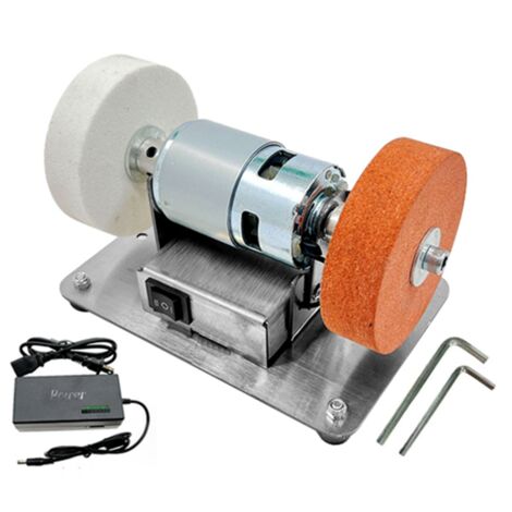 EU Plug,100W Double Grinder Machine Motor Mini Coarse