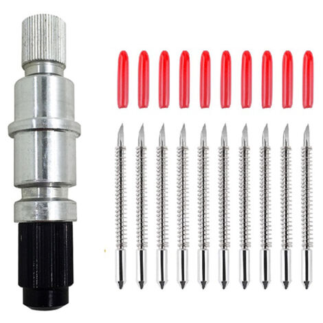 50 Pcs 45 Degree Blade Vinyl Cutter Plotter Cutting Blades for CB09 ...