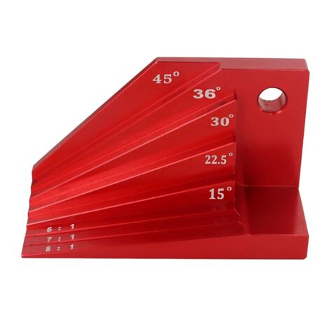 Bevel Block Gauge, Aluminum Alloy Angle Finder Protractor