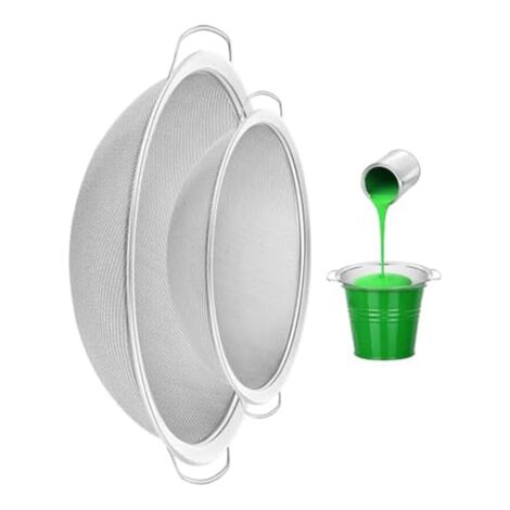 Paint Strainer 60 Mesh Stainless Steel Lotion Honey Funnel Fits 4.2 ...