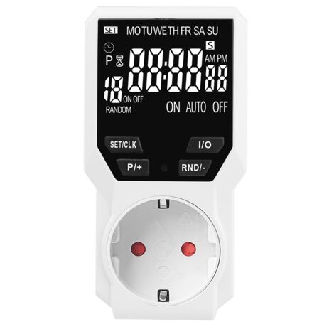 Digital Timer Switch Programmable Electronic Timing Socket Outlet