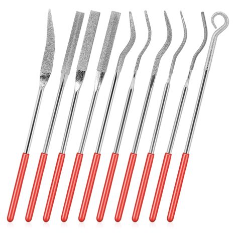 10 Pcs Mini Diamond Needle File Set