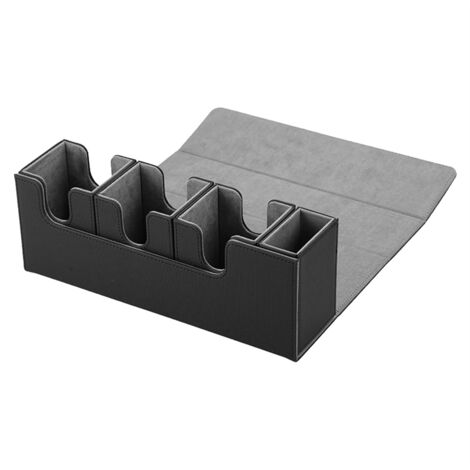 Deck Case Holder Organizer Storage Collectible Game Card Gray