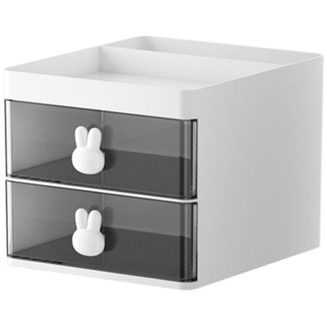 Desktop Storage Box Tube Transparent Drawer Children's and Students ...