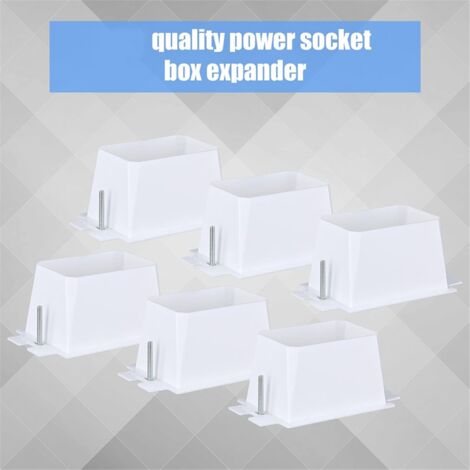 6pcs Electrical Outlet Box Extender,Single Gang Extender with 12pcs ...