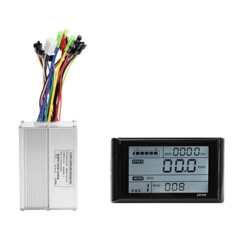 SW900 Bike LCD Display Dashboard SM5+2PIN+20A Sine Wave Controller