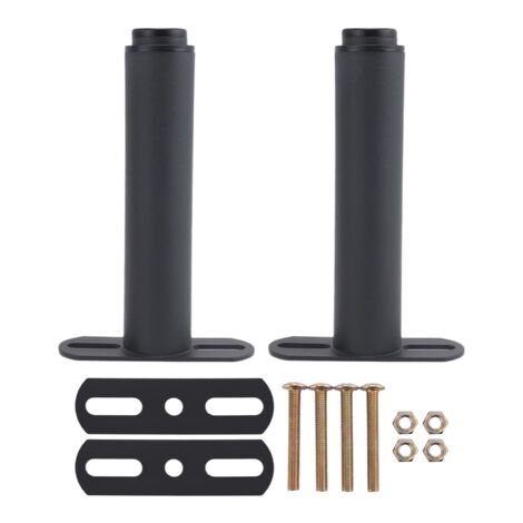 2PCS (7-13.5Inch) Adjustable Metal Bed Frame Support Legs, Center Slats ...