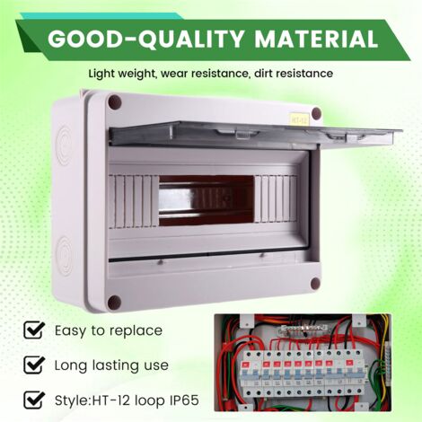 HT-12 Way IP65 Mcb Breaker Box Distribution Protection