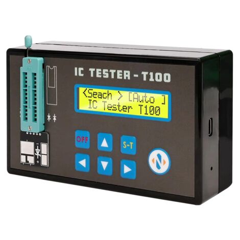 Handheld Rechargeable LED Integrated Circuit Tester Transistor Diode