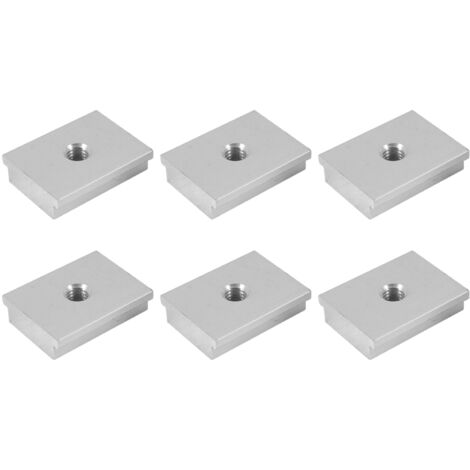 6Pcs M6 T-Track Slider Sliding Nut Aluminum Alloy T Slot for Profile ...