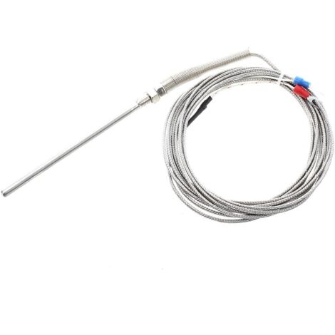/10ft Stainless Steel Probe K type Sensors High Temperature Thermocouple