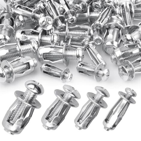 80Pcs Expansion Screw Petal Nut, M5 M6 M8 Jack Nuts