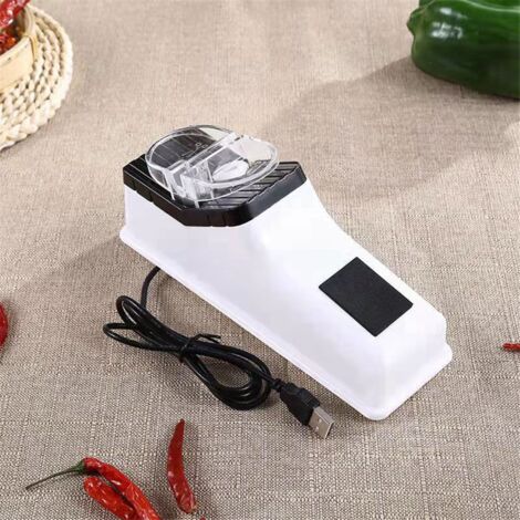 Electric Knife Sharpener, Professional Sharpener for Home, (USB ...