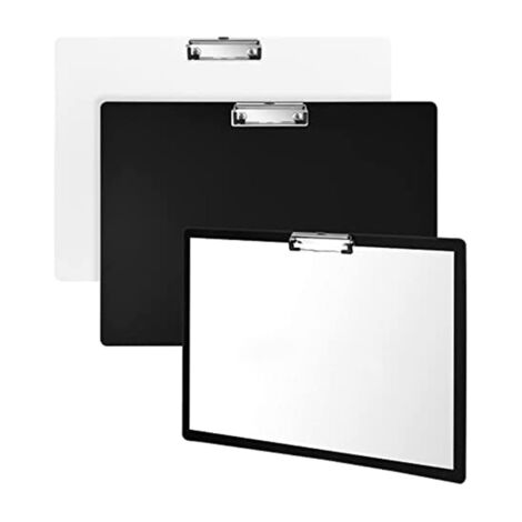 Pack of 2 A3 Clipboard Landscape Writing Board with Clip and Hole for ...