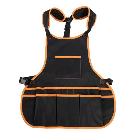 Work Apron tool 16 Tool Pockets belt Adjustable vest for work apron and ...