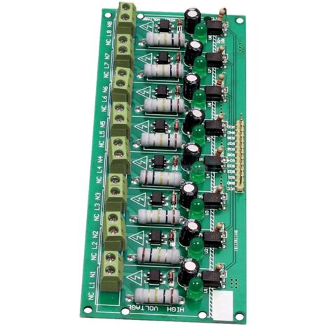 8 Channel 220V AC Optocoupler Module MCU TTL PLC Processors