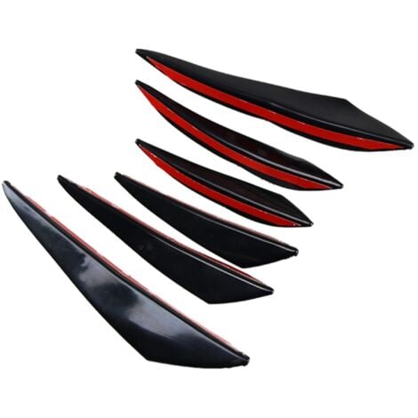 Universal Pvc Car Front Bumper Lip Protector Rear Diffuser Auto Spoiler ...