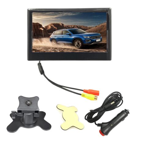12V-24V 7 Inch TFT LCD Color HD Monitor for Car CCTV Reverse Rear View ...
