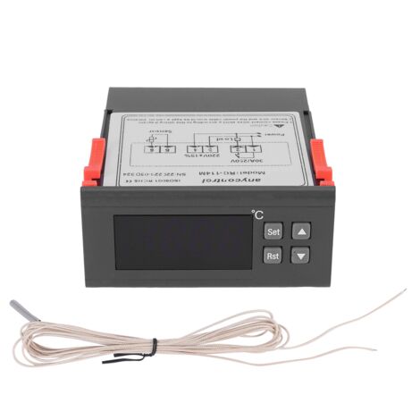 220V/30A Digital Temperature Controller Rc-114M Thermostat Relay Output ...