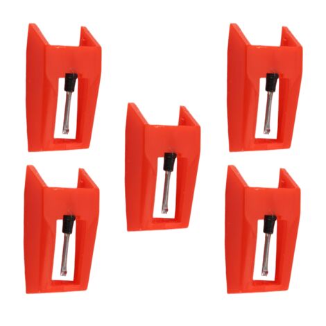 Record Player Needles Replacement, 5 Pack Turntable Replacement Needle for Vinyl LP Phonograph,