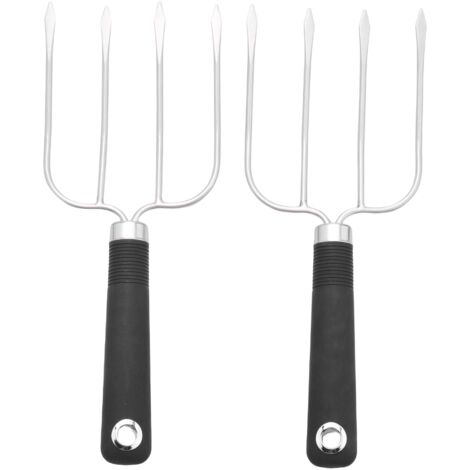 2Pcs Meat Fork,Poultry Roast Forks,Roast Chicken Forks with Slip ...
