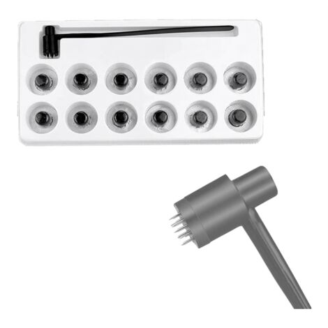 1BOX (12PCS)7 Star Needle & Dermal Hammer, Set