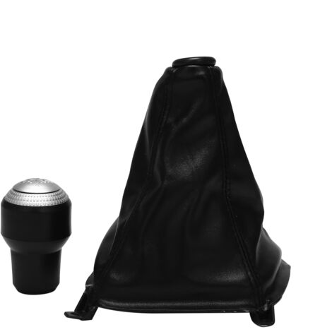 5 Speed Gear Shift Knob Leather Boot for 2004 2005 2006 2007 2008 2009