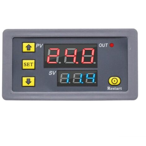 Digital Time Delay Relay LED Display Cycle Timer Control Switch Adjustable Timing DC12V
