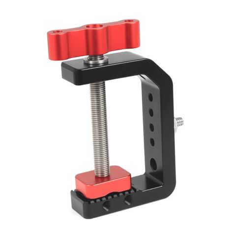C Clamp Camera Desk Mount Stand with 1/4 3/8 Screw Hole for Photography ...