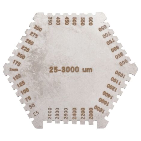 High Precision Stainless Steel Hexagon Wet Film Comb Instrument ...