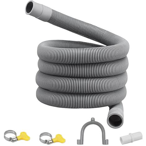 Drain Hose Extension Set Universal Washing Machine 2M, Include Bracket ...