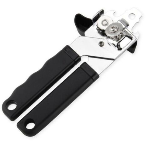 Heavy Duty Iron Tin Can Opener Cutter Comfort Handle Grip Stainless ...