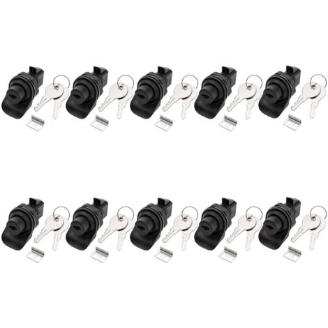 10 Set Locking Push Button Latch for Marine Boat Radio Box, Tool Box ...
