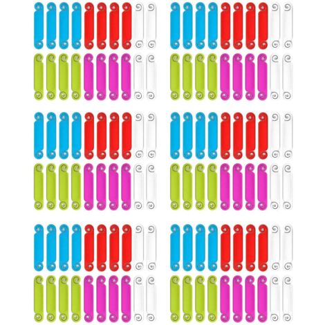 120 Pcs Cable Tags Cable Management Tags Multicolor Cable Labels Cord ...